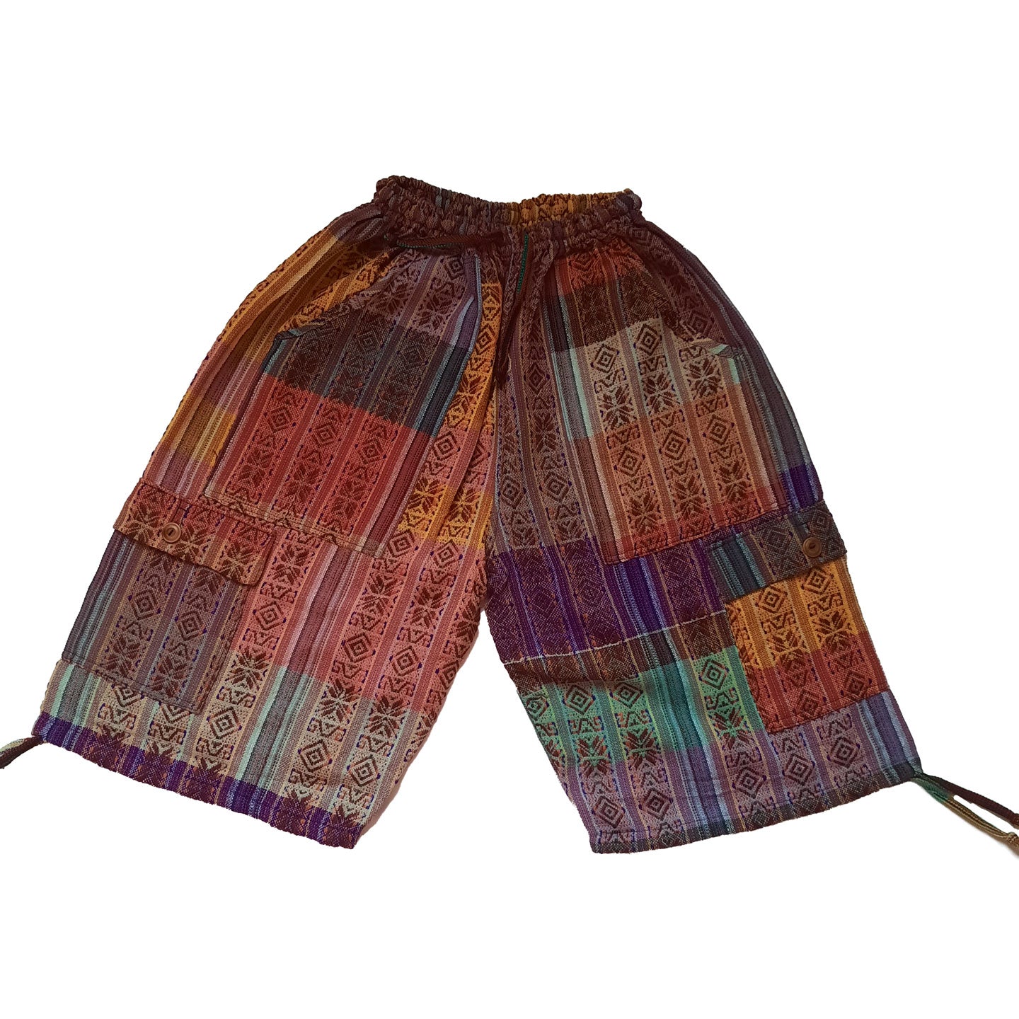 Mens Relaxed Fit Cargo Shorts - Boho Cargo Shorts – Latin American Boutique